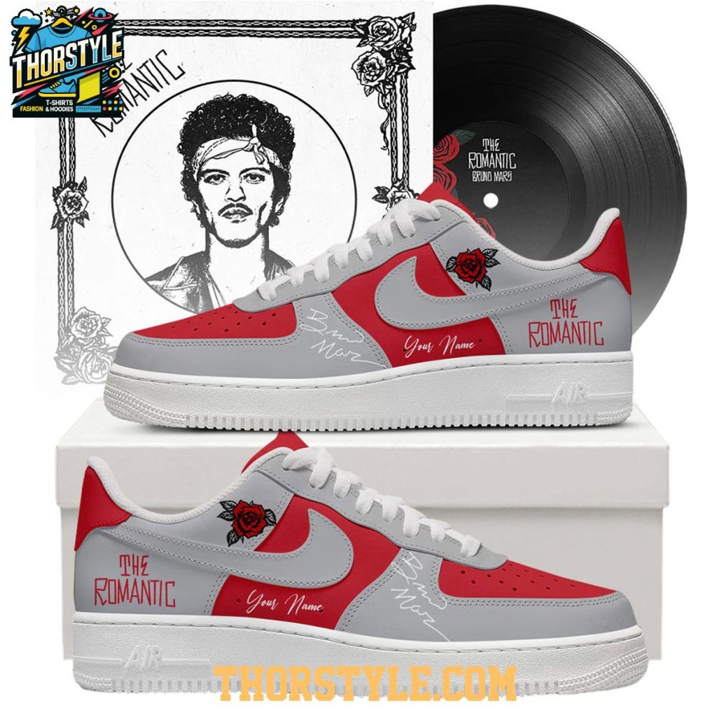Bruno Mars The Romantic Tour 2026 Personalized Air Force 1 Shoes ...